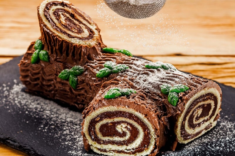 Tronco de Natal: Bolo Delicioso e Lindo para Impressionar na Ceia de ...